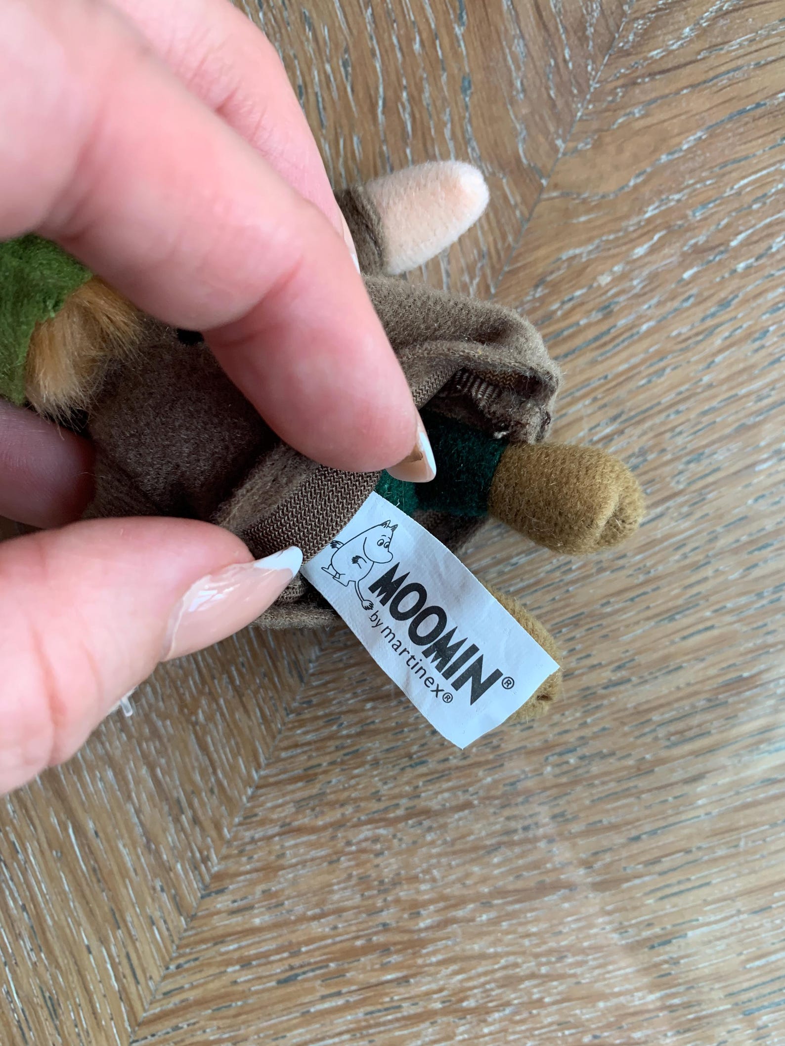 Retro Moomin Snufkin Keychain Mascot or Bag Deco Hanging - Etsy