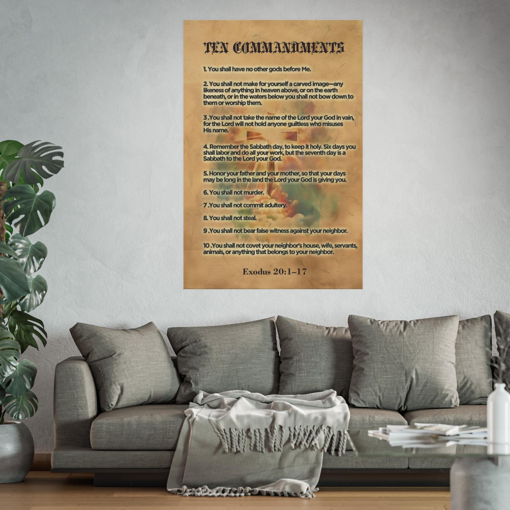 Ten Commandments Poster for Classroom Perfect Educational Decor - Etsy UK