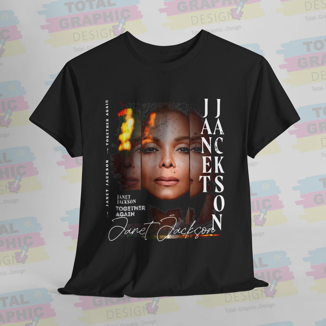 Janet Jackson Together Again Tour T-shirts Limited Edition Concert ...