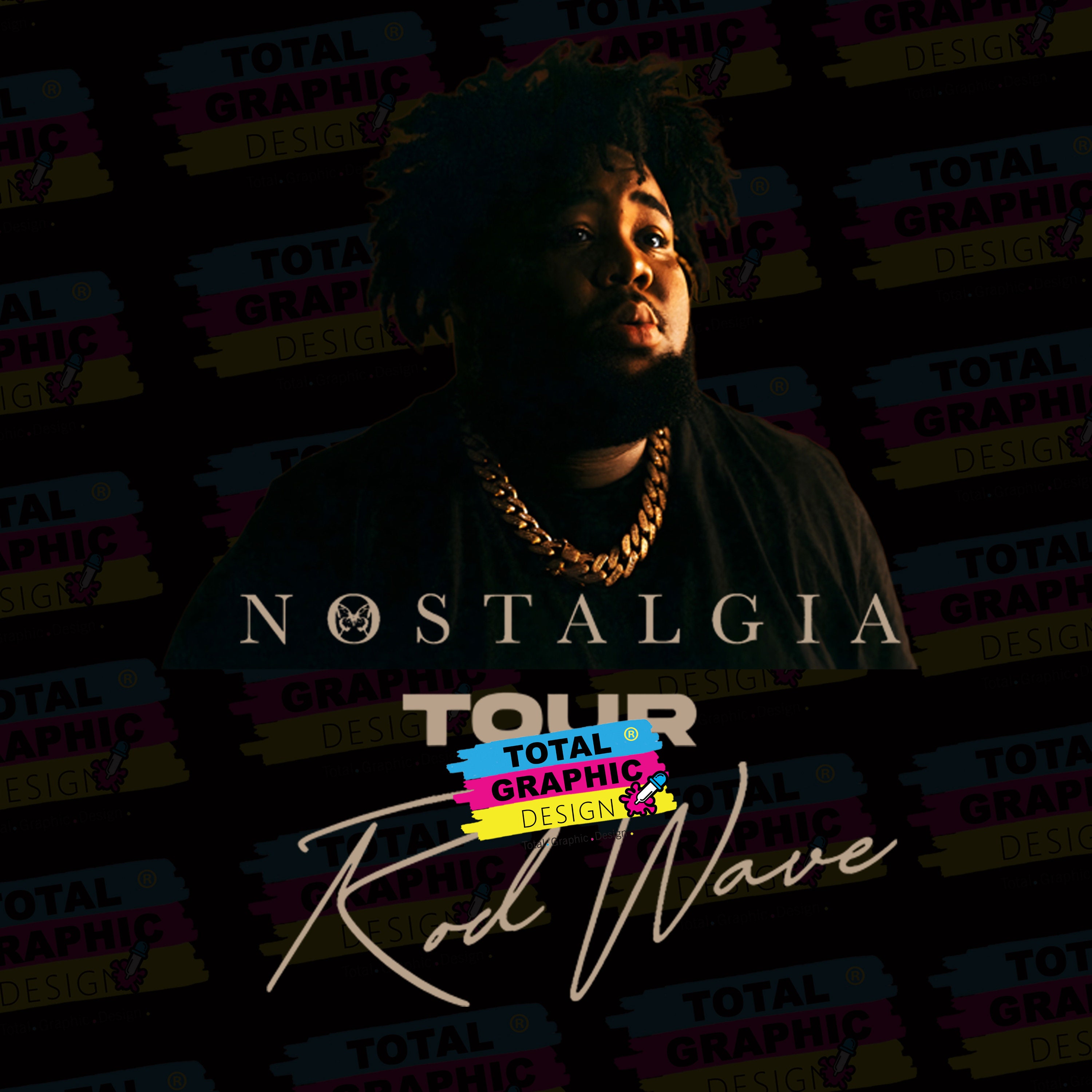 Rod Wave Nostalgia Png, 90s Rap Music, Rapper Rod Wave Tour PNG, File ...