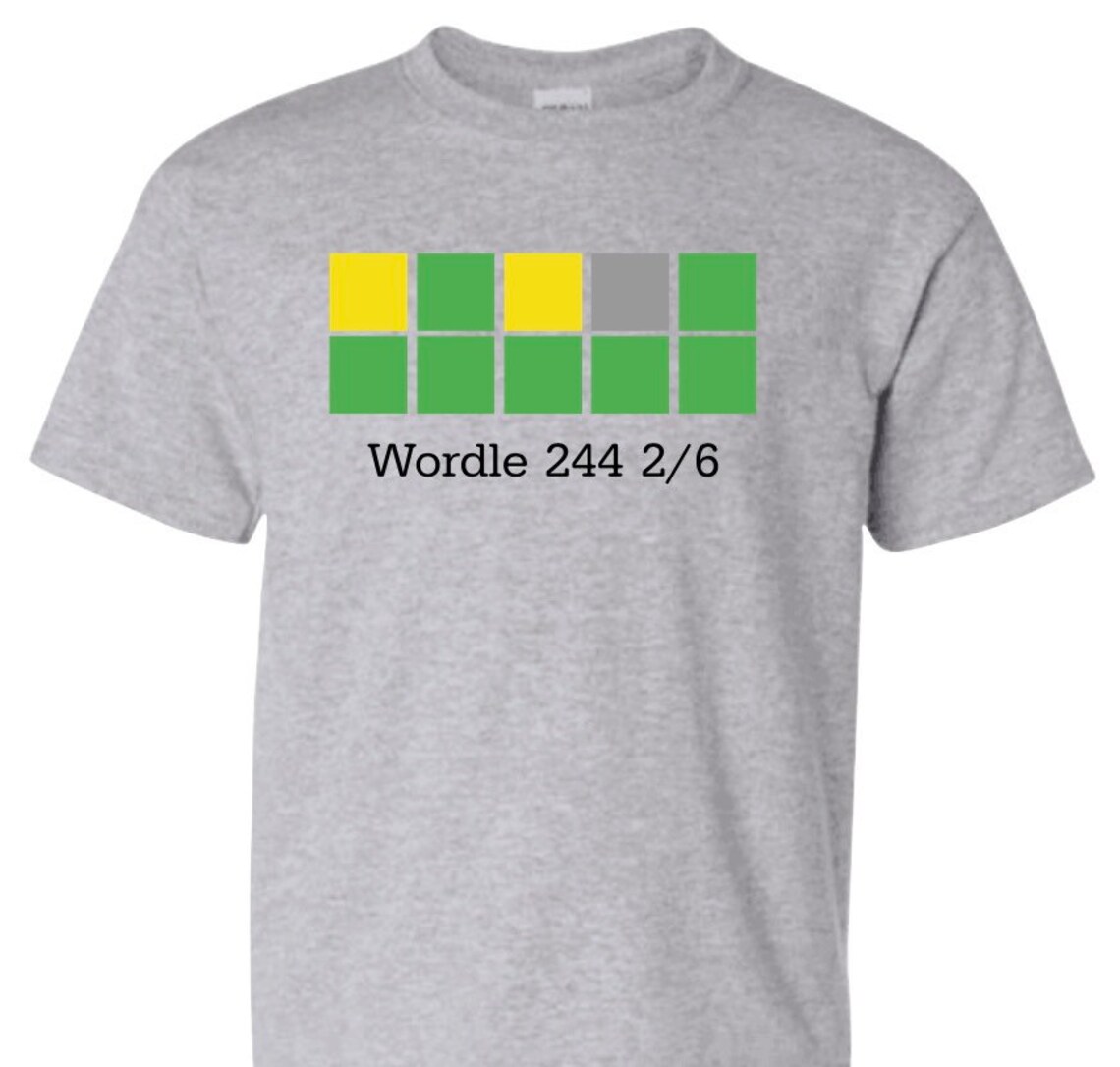 Custom Wordle Shirt Commemorative Short Sleeve Unisex Tshirt Wordle ...