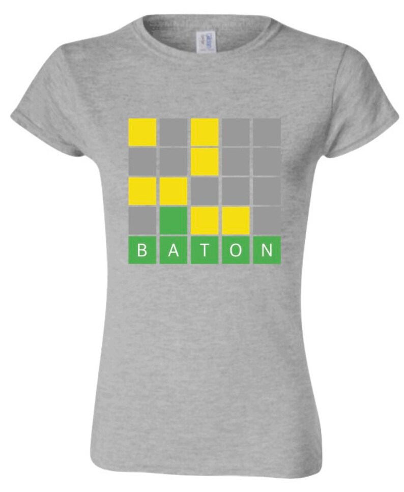 Custom Wordle Shirt Customize Final Word Womens Fitted - Etsy