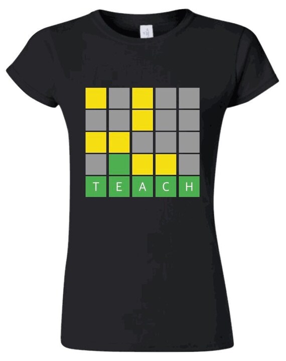 Custom Wordle Shirt Customize Final Word Womens Fitted - Etsy