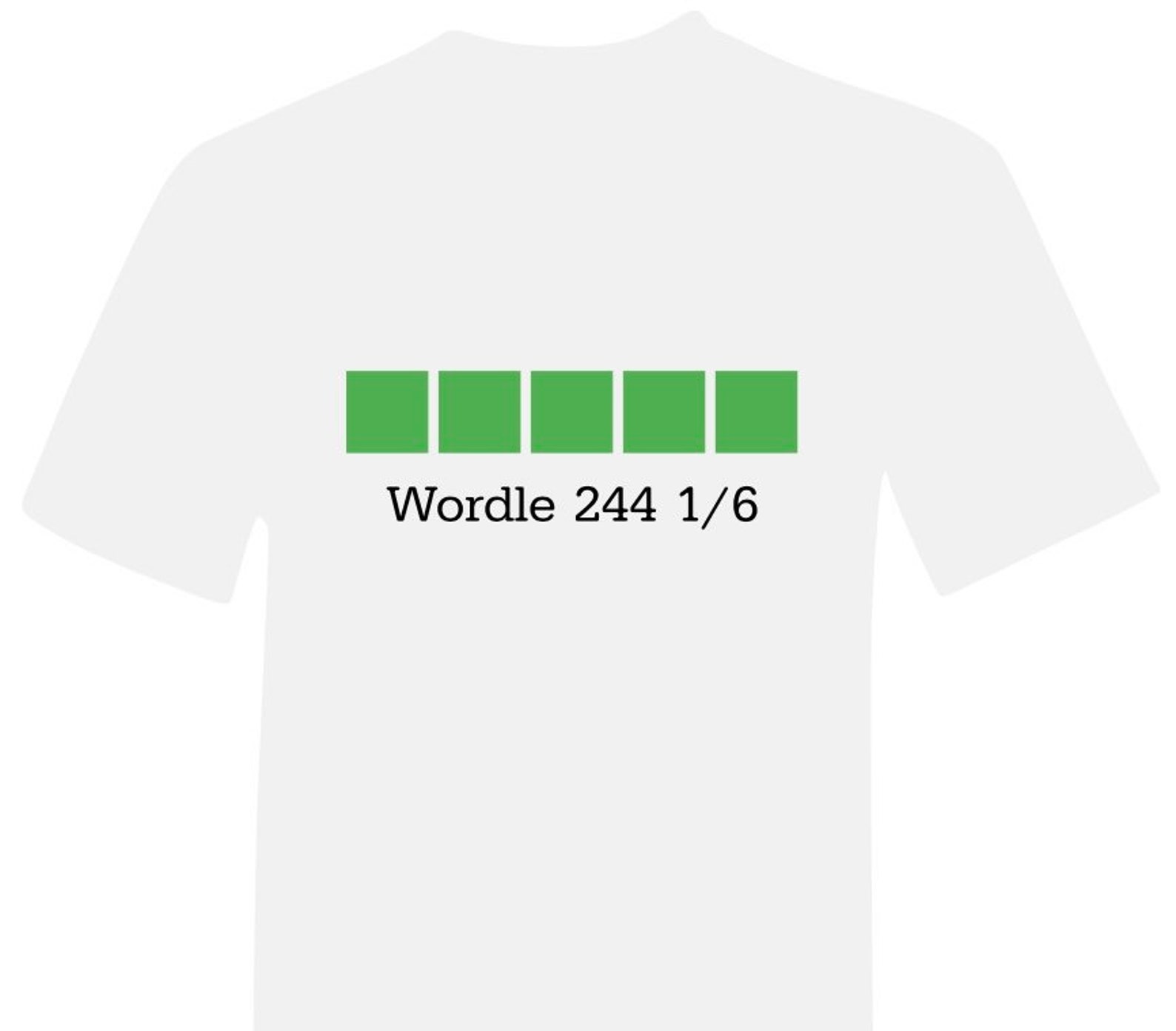 Custom Wordle Shirt | Commemorative Short Sleeve Unisex Tshirt Wordle ...