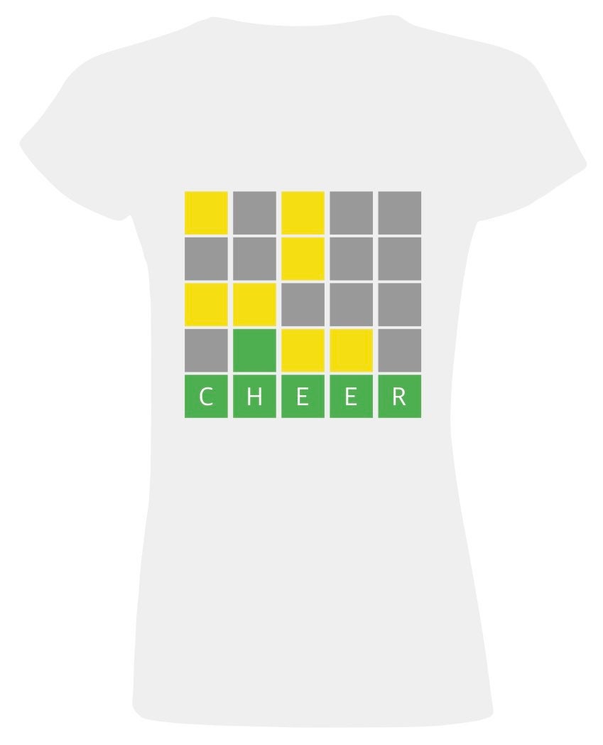 Custom Wordle Shirt Customize Final Word Womens Fitted - Etsy