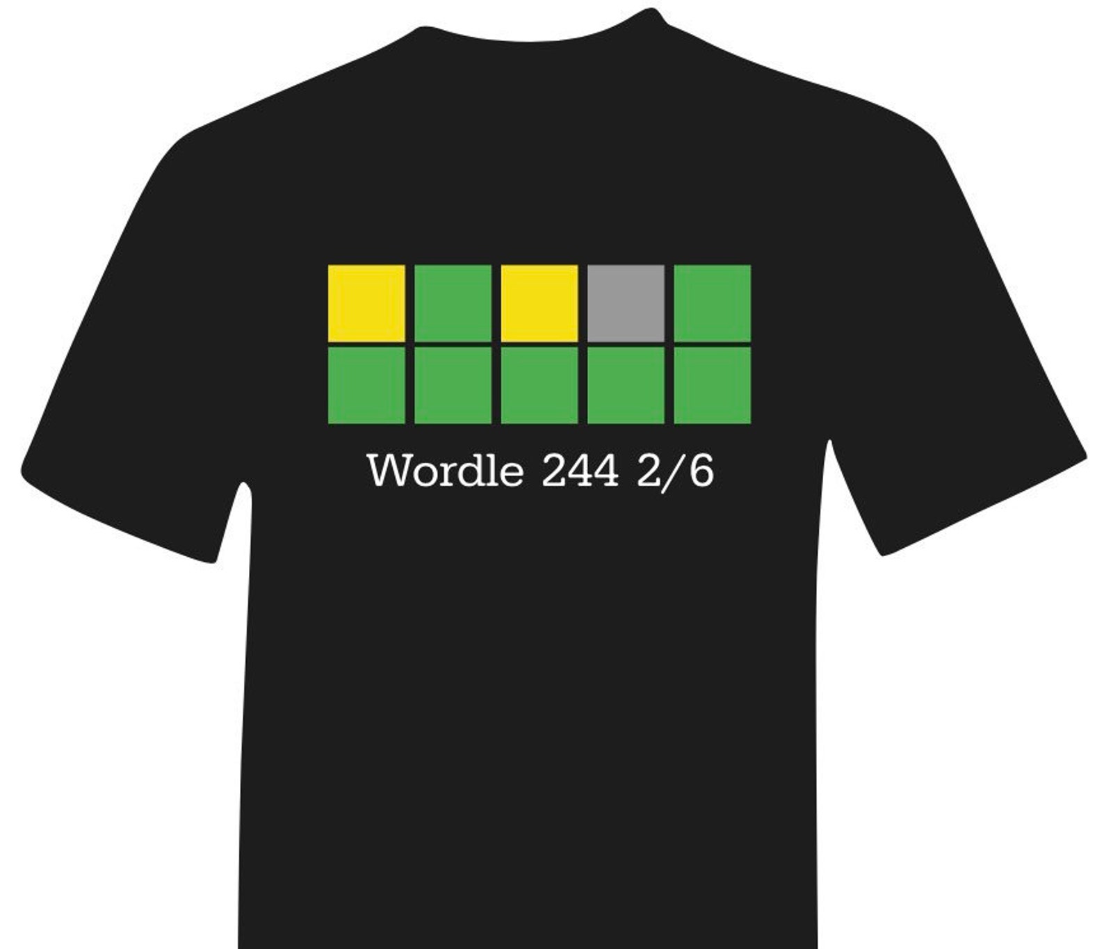 Custom Wordle Shirt | Commemorative Short Sleeve Unisex Tshirt Wordle ...