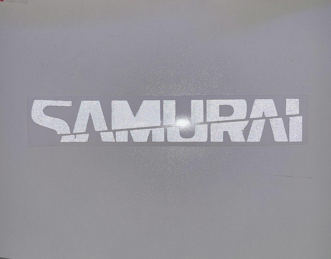 Cyberpunk 2077 | SAMURAI | Reflective Vinyl Decal When Light Hits - Etsy