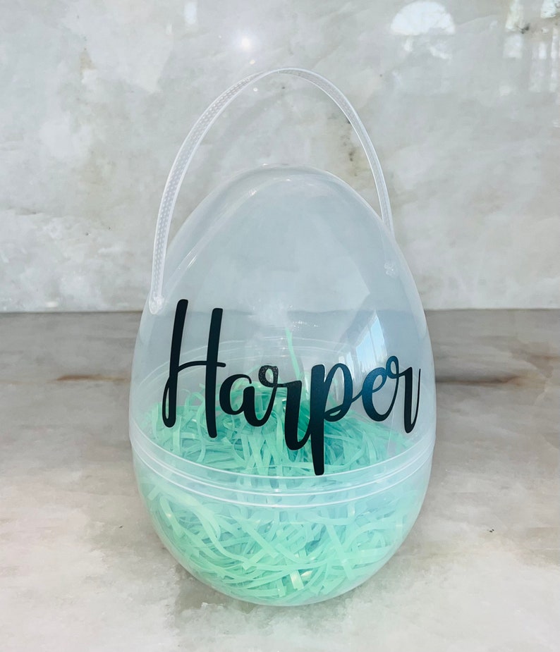 Personalized Jumbo Fillable Easter Egg/ Jumbo Egg /plastic Eggs/ Kids Easter Gift/ Easter Gift ...