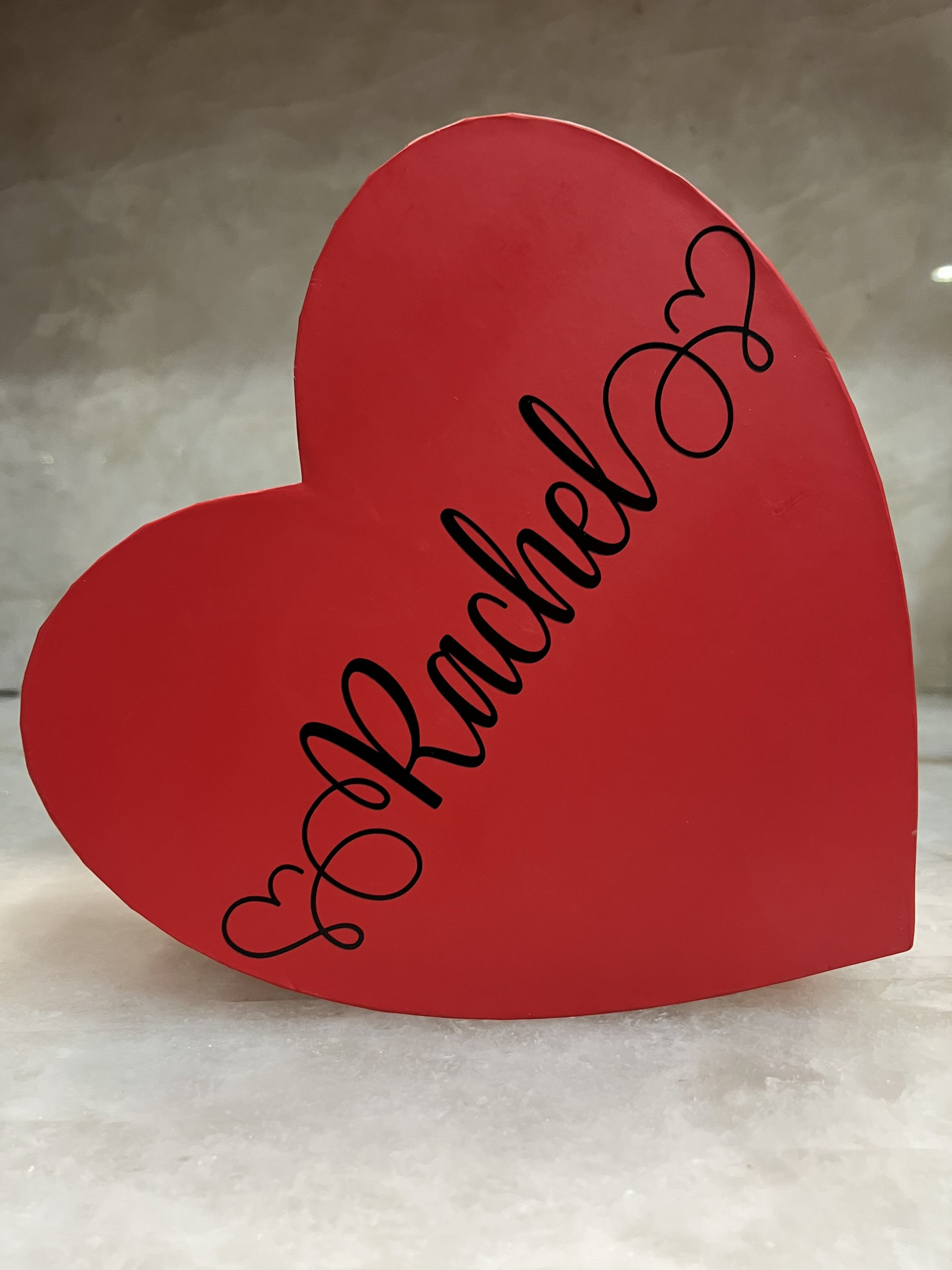 Heart-shaped Gift Box, Heart Box, Personalized Gift Box, Red Gift Box ...