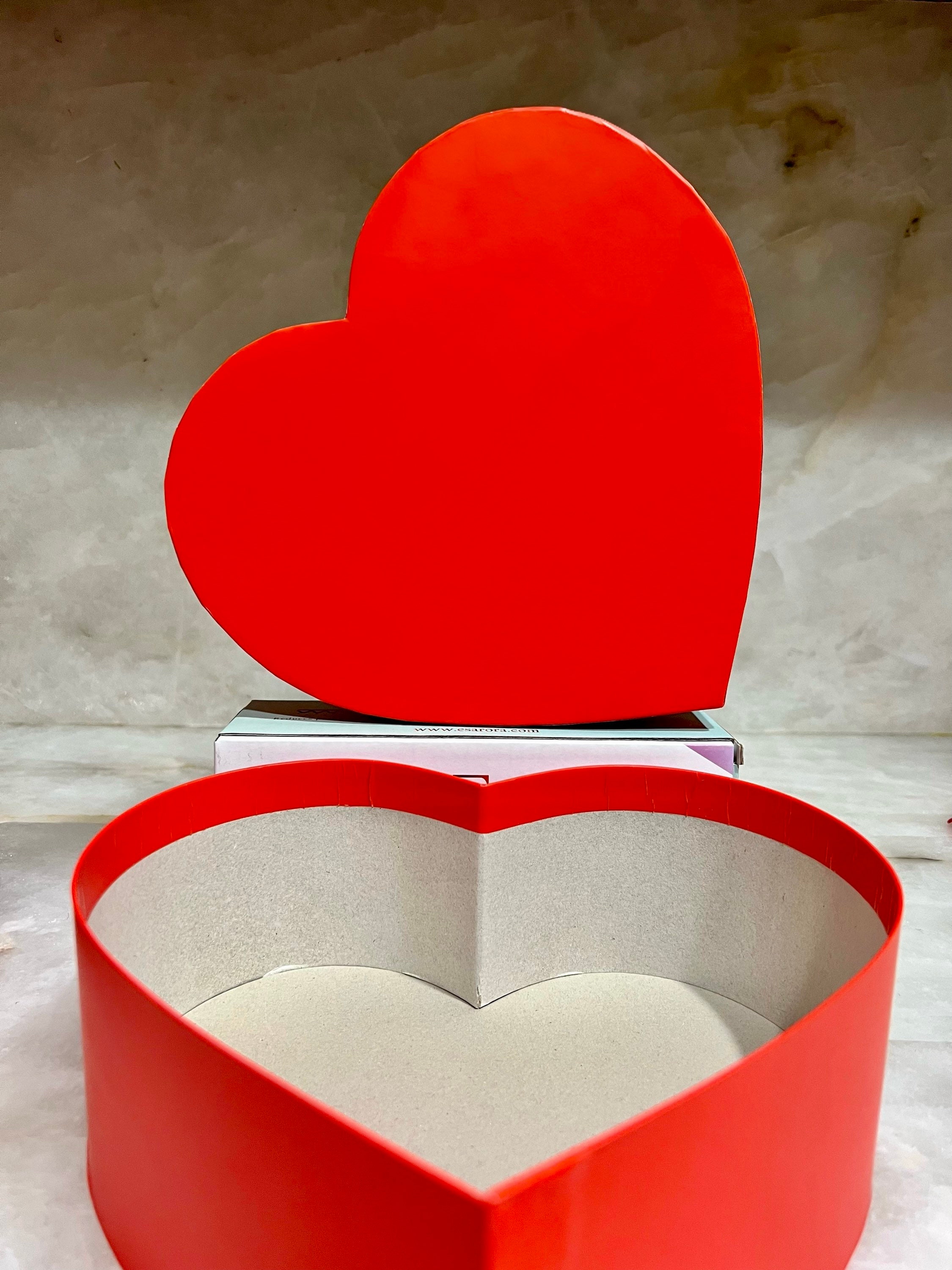 Heart-shaped Gift Box, Heart Box, Personalized Gift Box, Red Gift Box ...