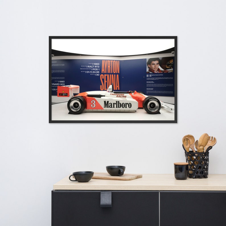 Ayrton Senna Formula 1 Mclaren Racing Poster. Ayrton Senna Poster ...