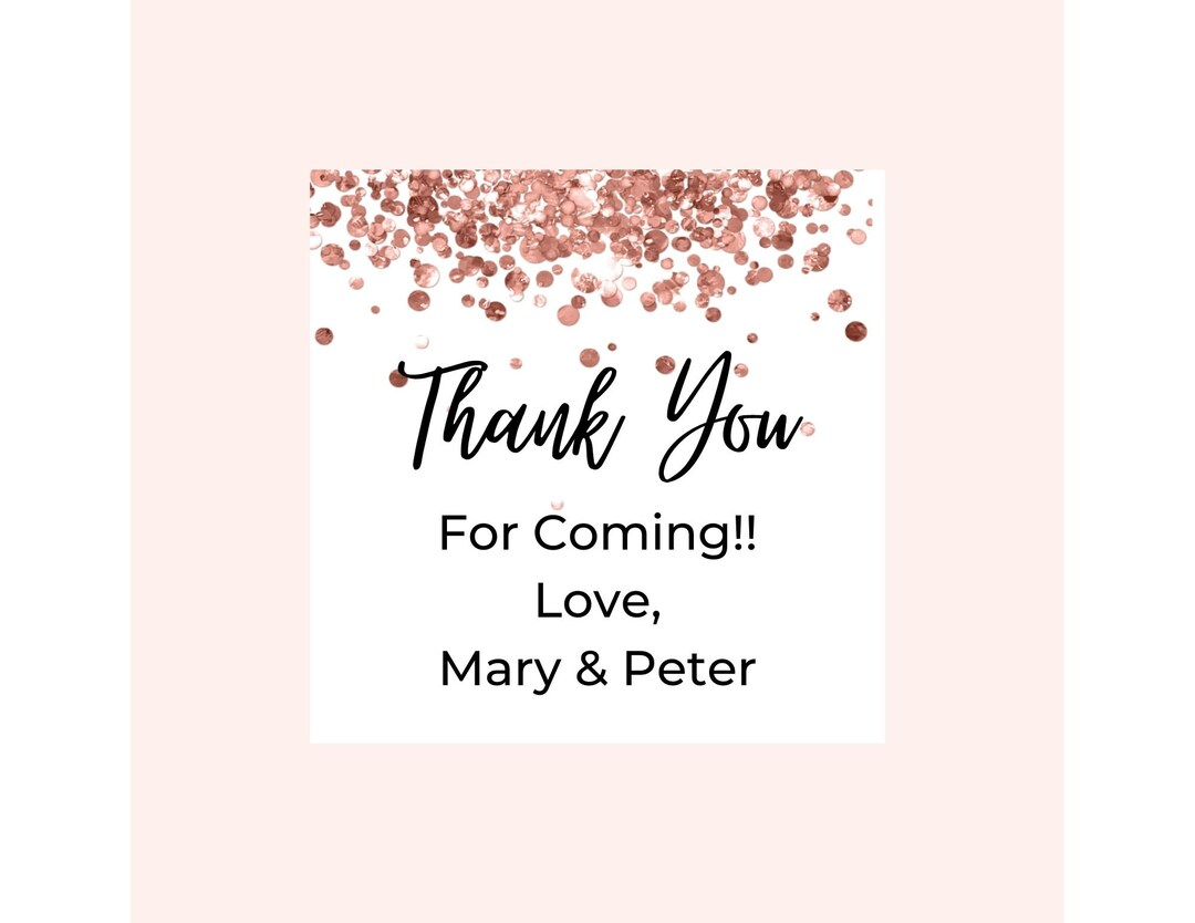EDITABLE GIFT TAGS, Favor Tag Template, Glitter Confetti Tag Template ...
