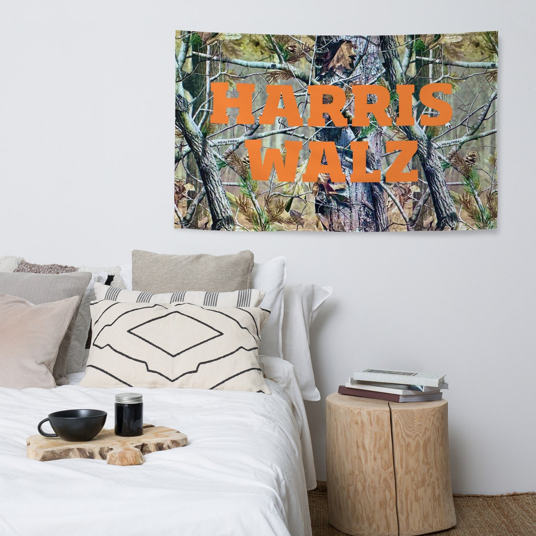 Harris Walz Camo Flag - Etsy