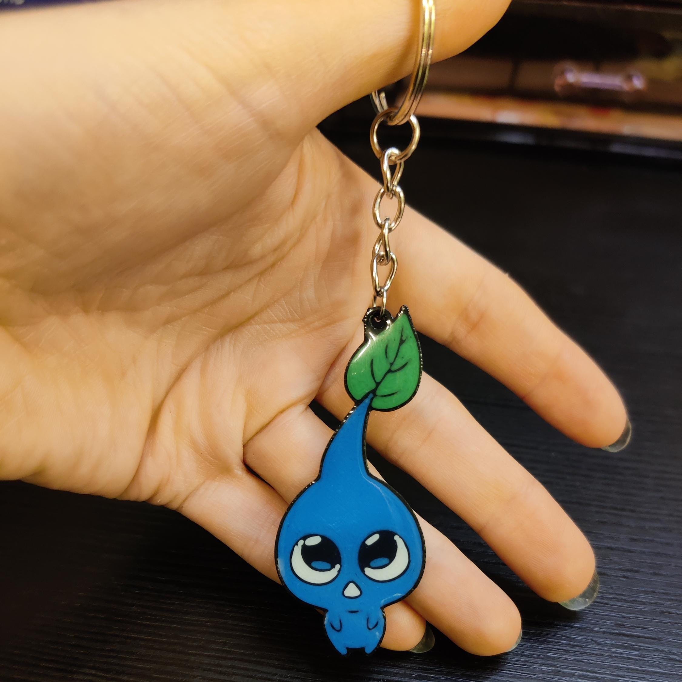 Handmade Pikmin Keychain | Handmade Nintendo Fan Charm - Etsy