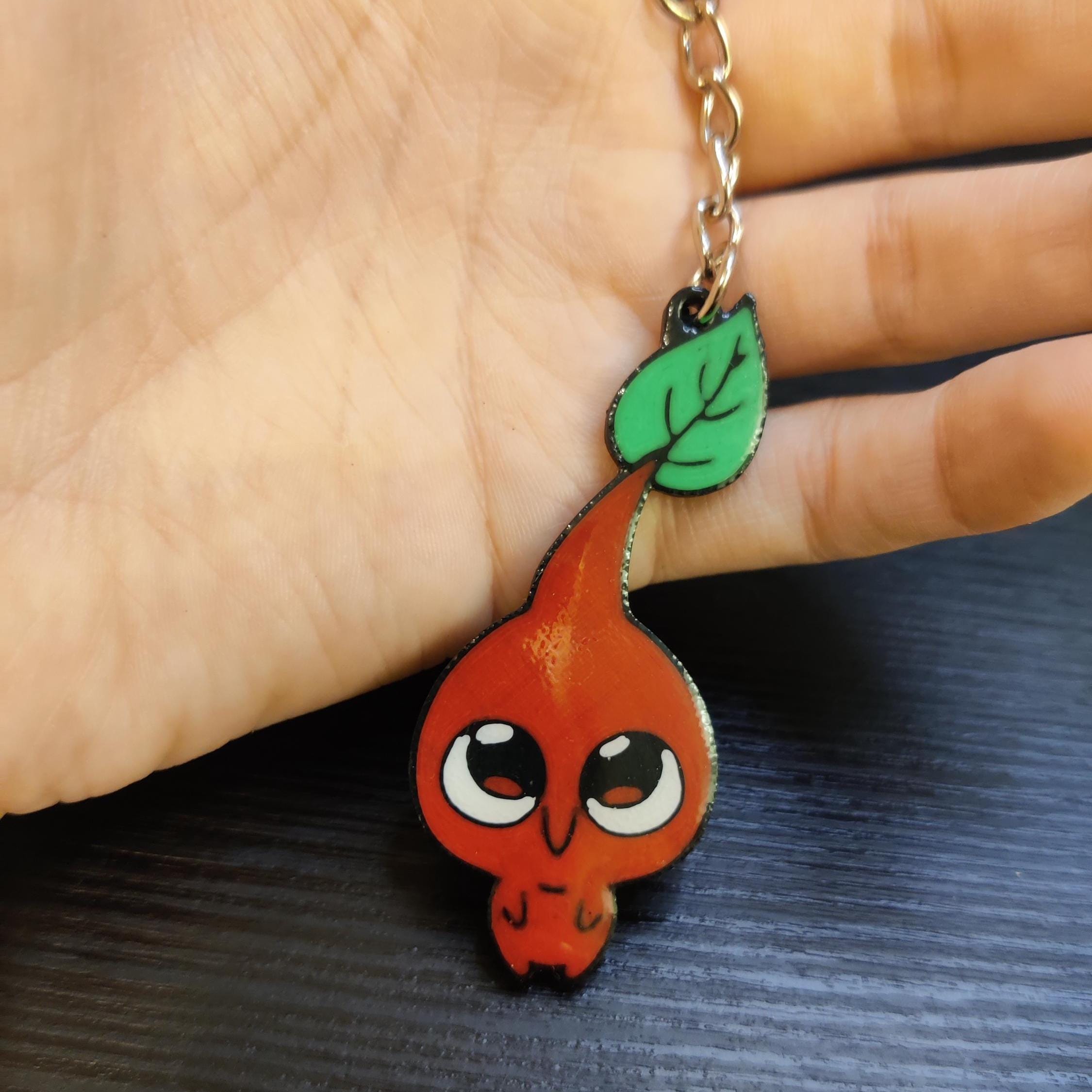 Handmade Pikmin Keychain | Handmade Nintendo Fan Charm - Etsy