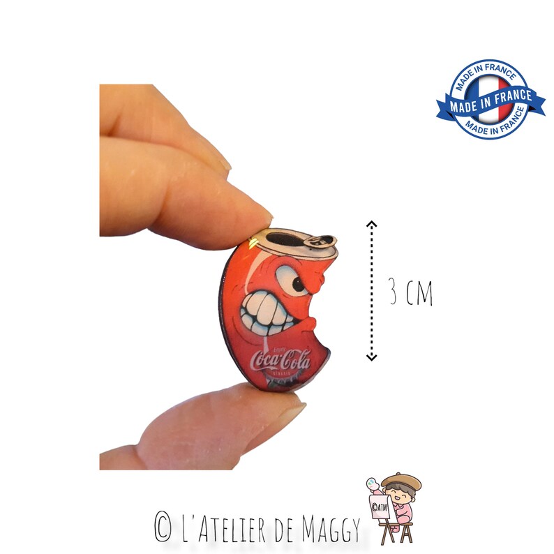 Gift Idea: Wooden Pepsi Cola and Coca Cola Can Pins Pepsi Cola Versus ...