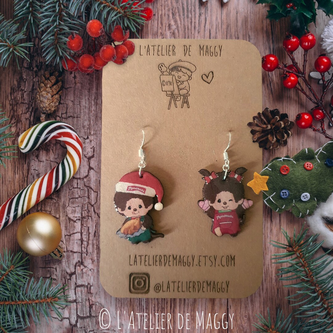 Kiki Special Christmas Dangle Earrings Kiki Christmas Jewelry Christmas Gift Idea for Fan Kiki ...