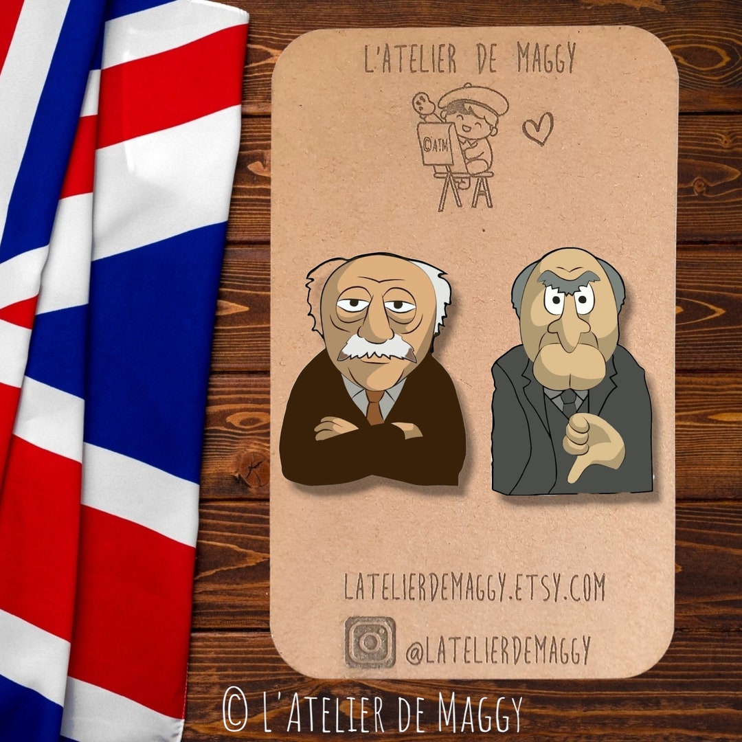 Gift Idea 2 Pin's Muppet Show Pin's Statler and Waldorf Muppet Show ...