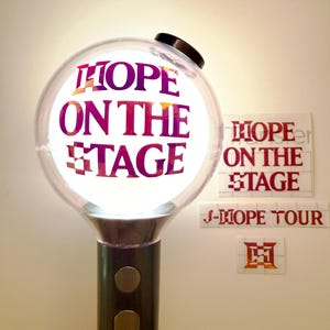 J-HOPE, Hope on the Stage Decal Sticker Set. - Etsy
