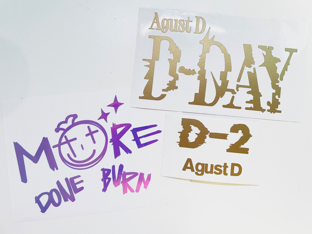 BTS Large Size Decal, D-day, MORE - Etsy