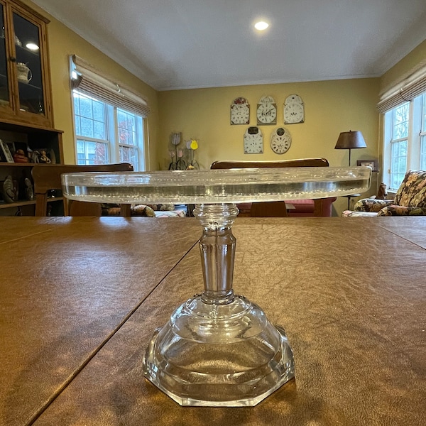Glass Cake Stand - Etsy