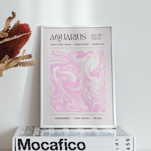 Aquarius Poster - Etsy