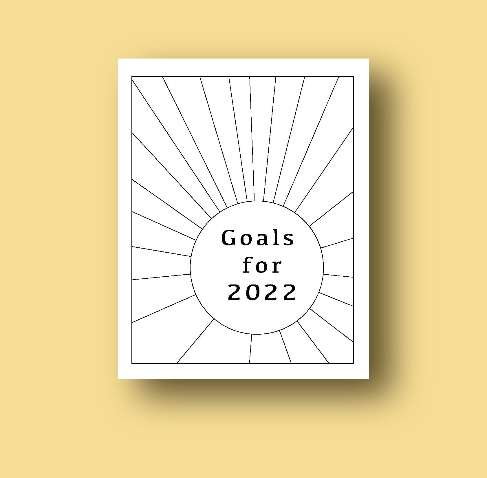 Goals Worksheet for 2022, Goal Setting, Goal Tracking and S.M.A.R.T ...