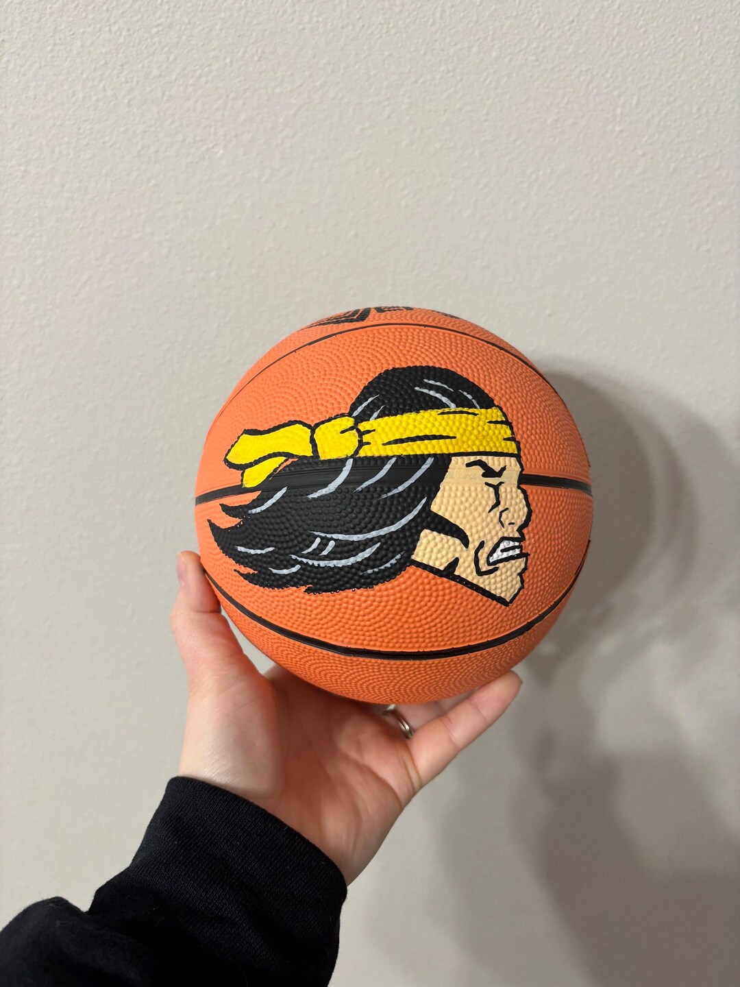 Custom Painted Basketball - Etsy