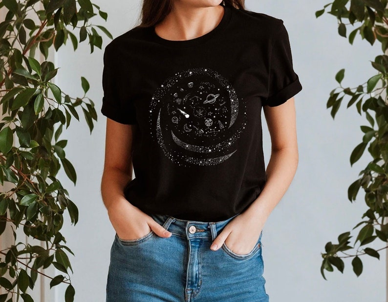 Space Shirt Cosmos Shirt Celestial Shirt Constellation - Etsy