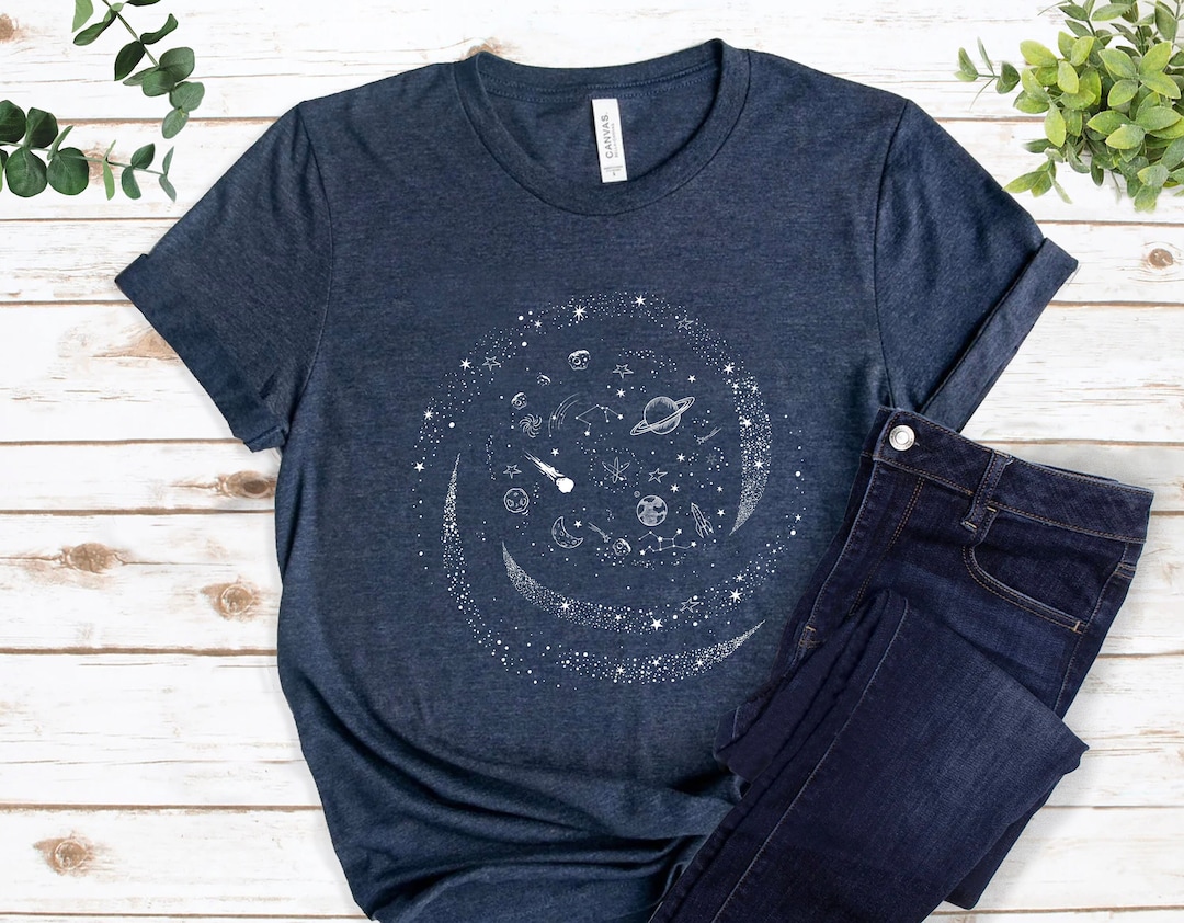Space Shirt, Cosmos Shirt, Celestial Shirt, Constellation Tshirt ...
