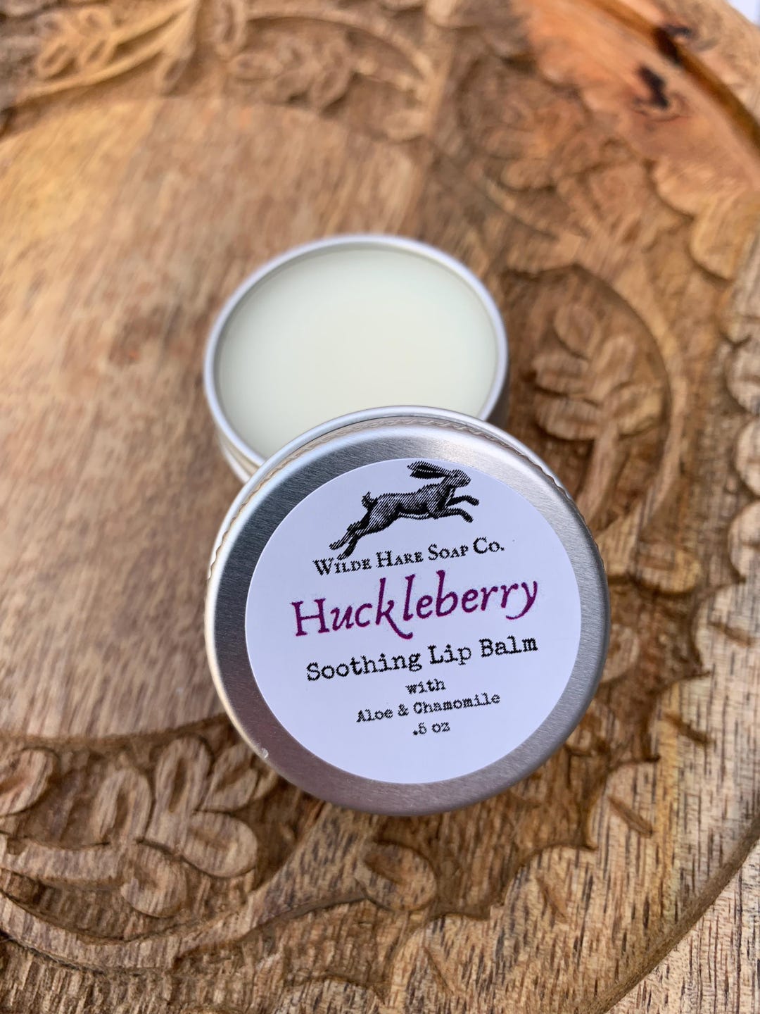 Huckleberry Lip Balm in Compact Tin for Moisturized Lips - Etsy