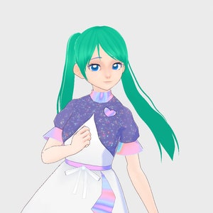 Soft Shiny Hair 15 Vroid/3d/vtuber Hair Textures - Etsy