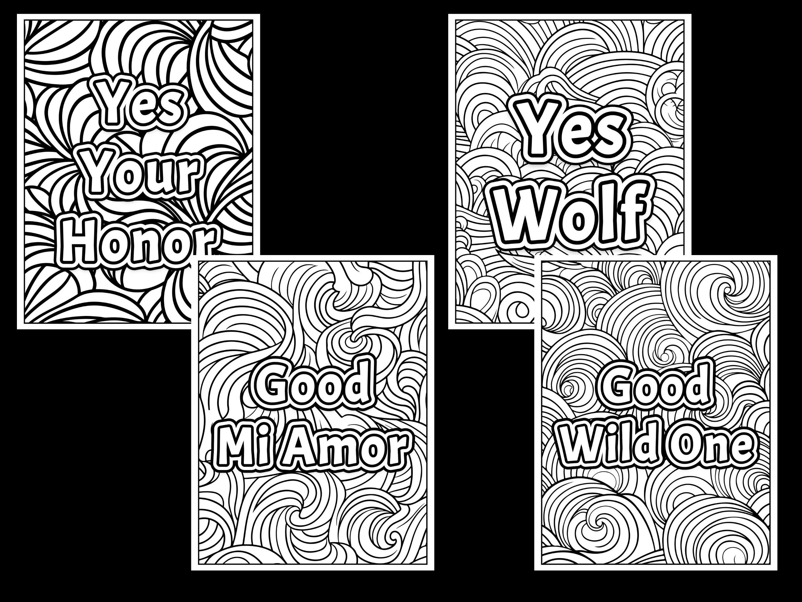 Kinky Coloring Book | BDSM Coloring Book | D/s Coloring Pages | Dom Sub ...