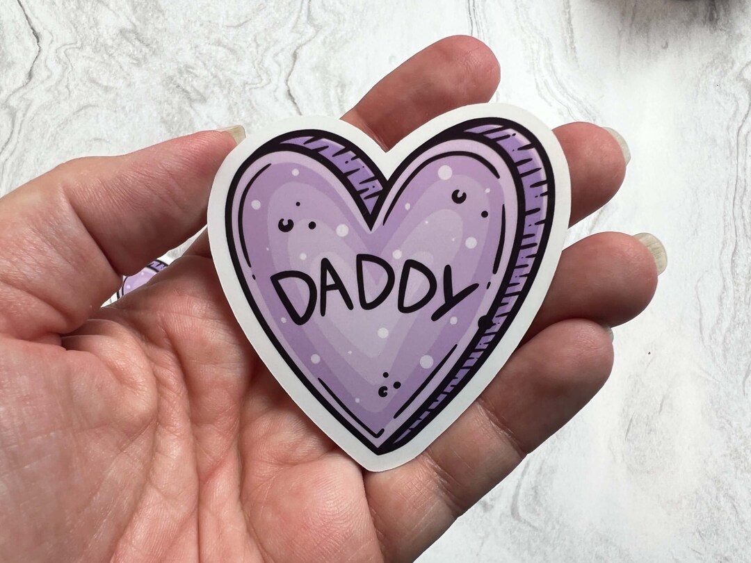 Daddy Candy Heart Sticker | BDSM Sticker | Kinky Sticker | Ddlg Sticker ...