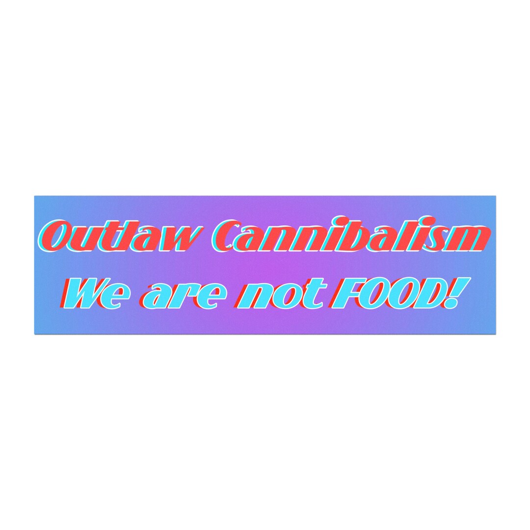 Outlaw Cannibalism Car Magnet - Etsy