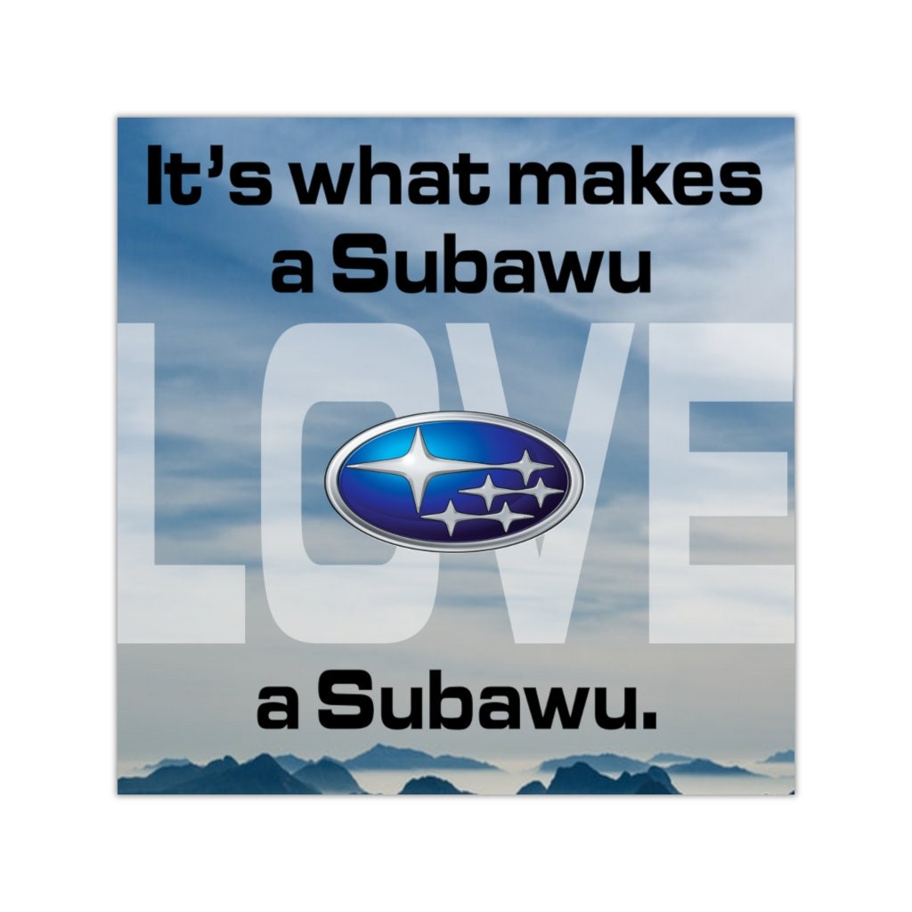 Its What Makes a Subawu a Subawu Square - Etsy