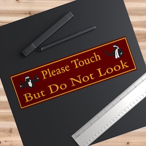 Please Touch but Do Not Look - Etsy