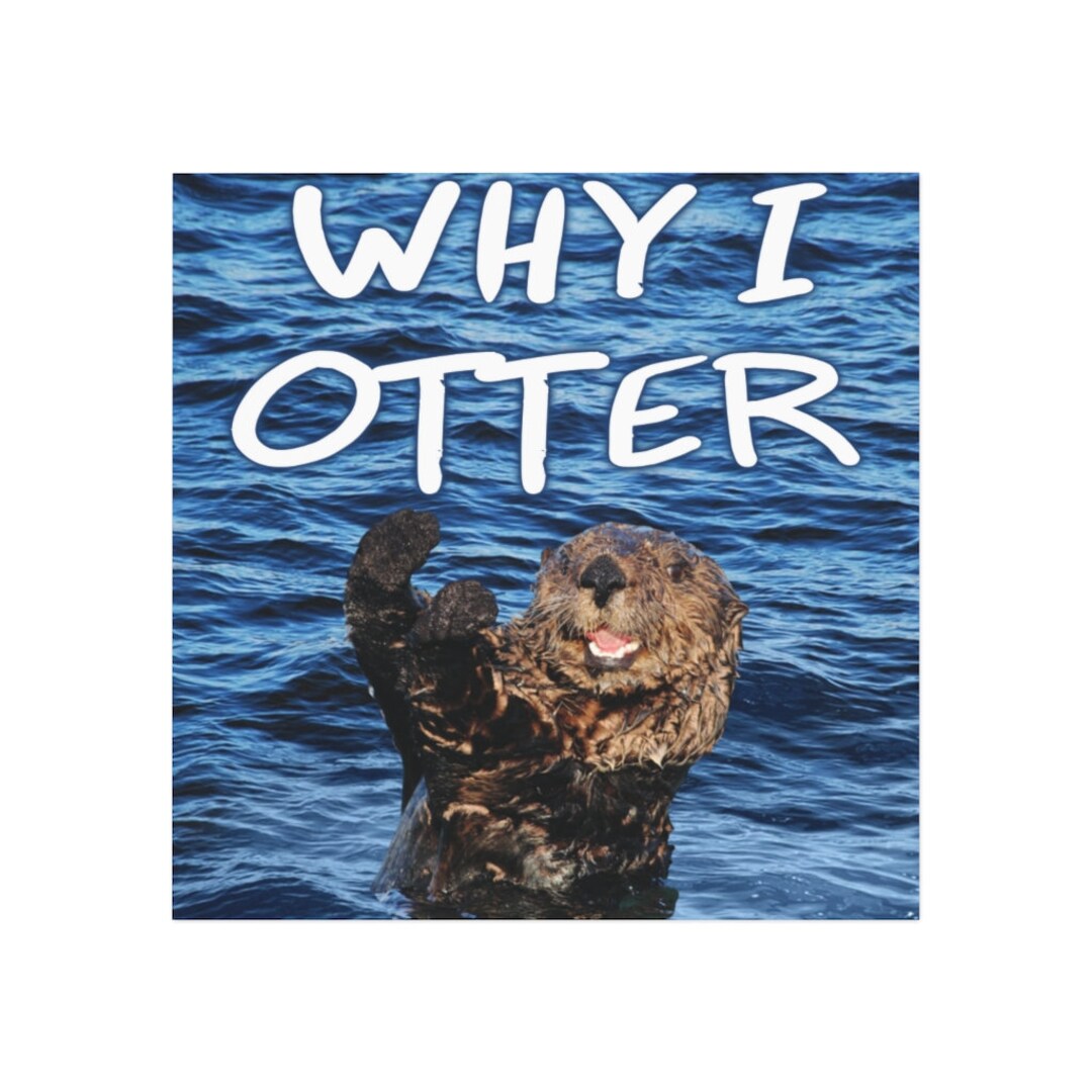 Why I Otter Magnet - Etsy