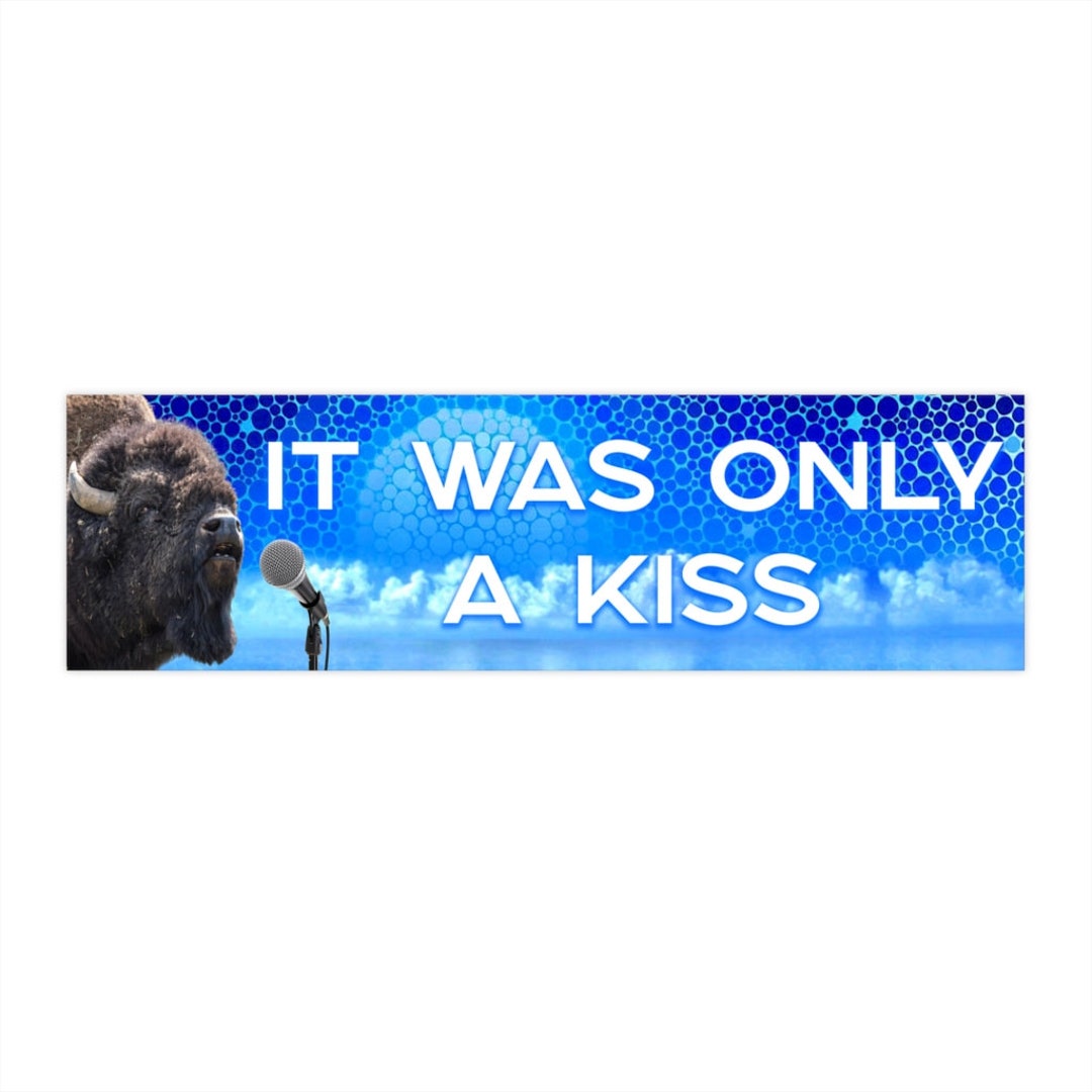 It Was Only a Kiss Bison - Etsy