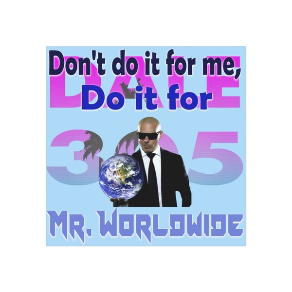 Mr Worldwide - Etsy UK