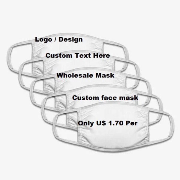 Custom Face Mask - Etsy