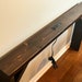 Customizable Narrow Wood Powered Console Table for Behind the Couch ...