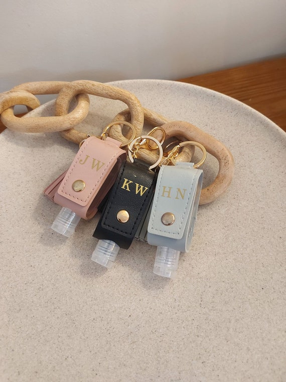 Personalised Monogrammed Keychain Hand Sanitiser Gift for - Etsy