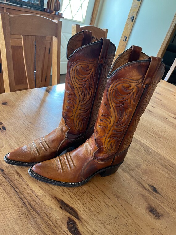 Texas Imperial Gorgeous Vintage Cowboy Western Boots With - Etsy