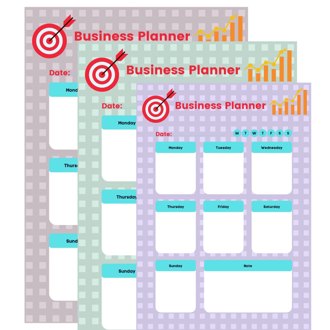 Business Planner Printable, Small Business Planner Printable, Home ...