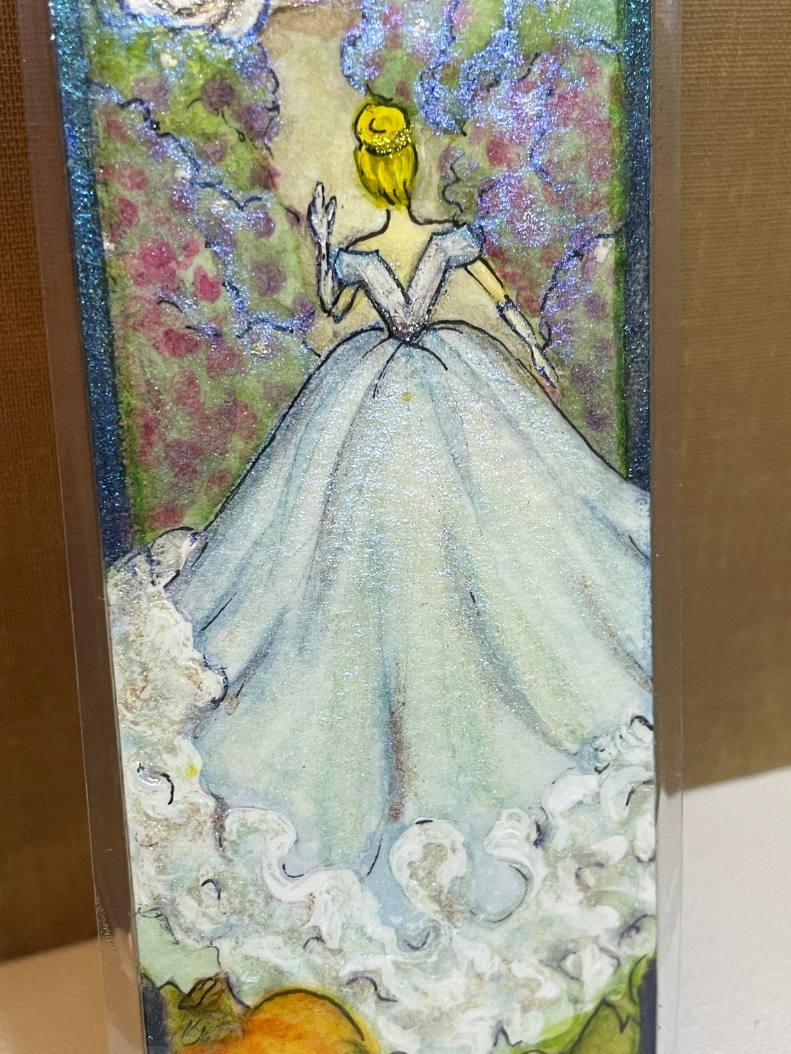 Cinderella Hand Painted Watercolor Bookmark - Etsy