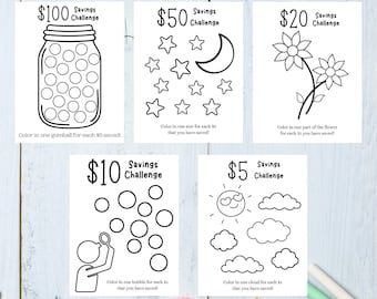 Printable Kids Money Tracker - Etsy