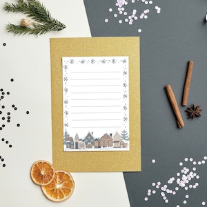 Christmas Letter Template, Christmas Stationary, Year in Review Letter ...