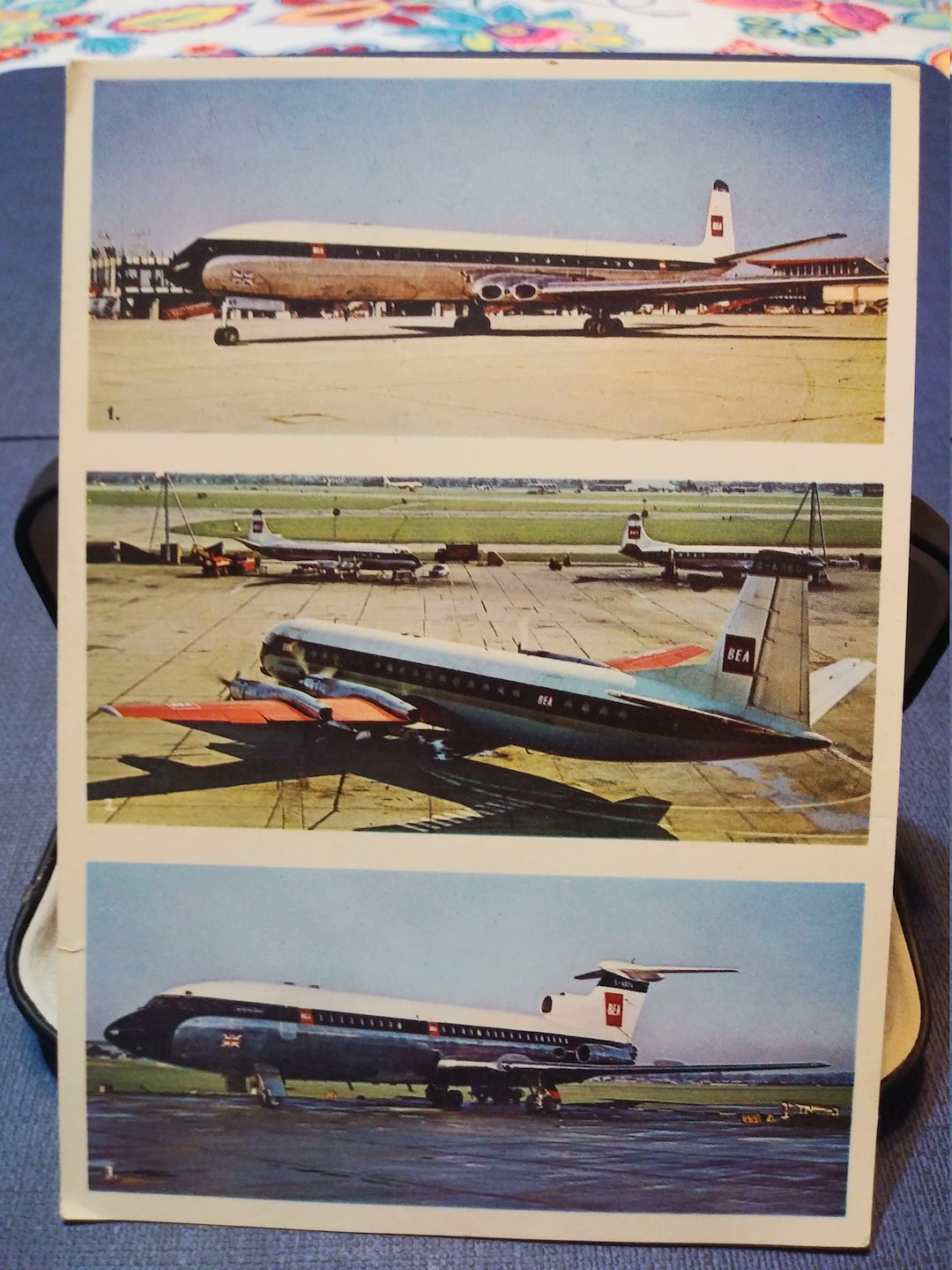 Vintage BEA / British Airways Memorabilia, Postcard, BEA Souvenir ...