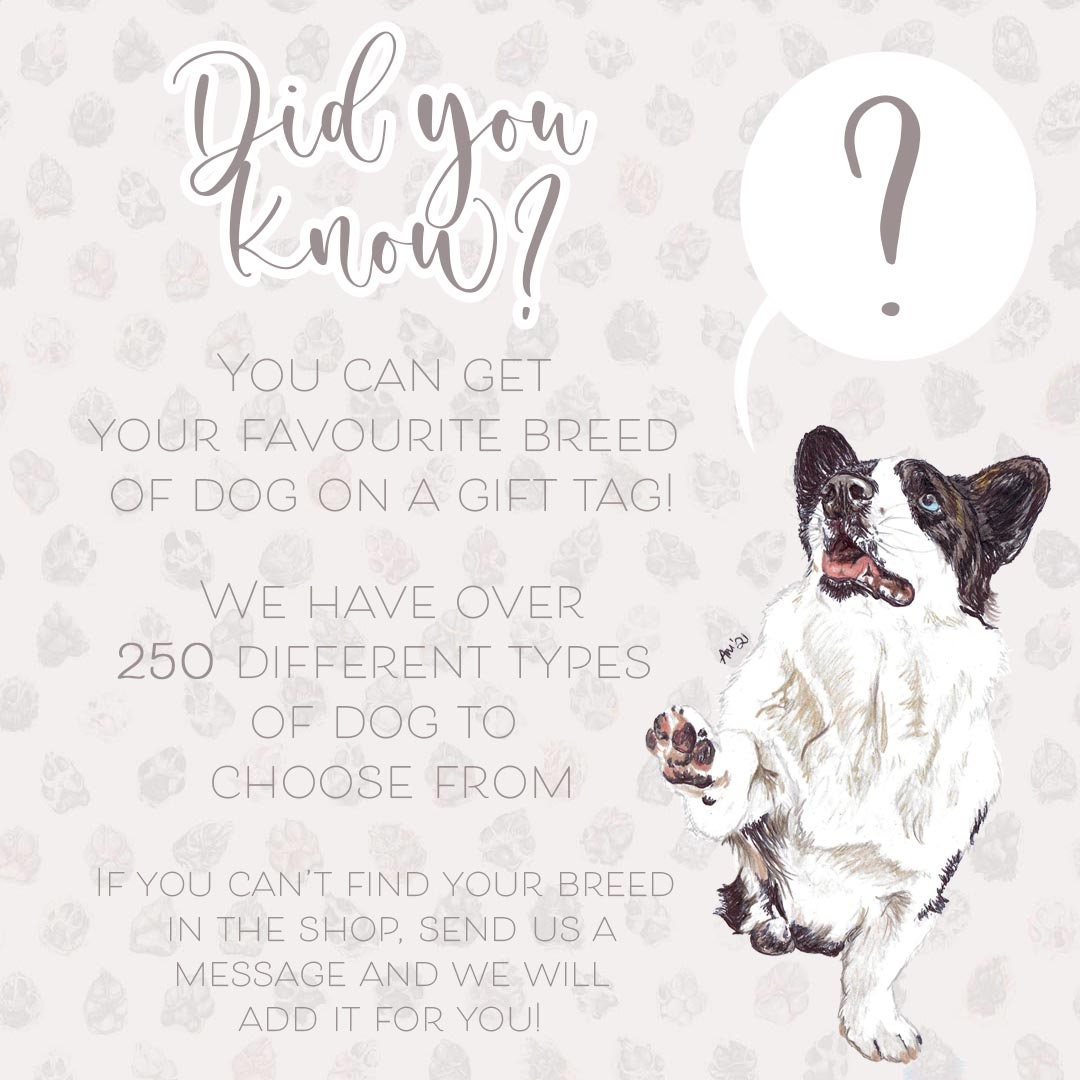 Dog Kennel Printable Digital Christmas Gift Tag Set of Ten Christmas ...